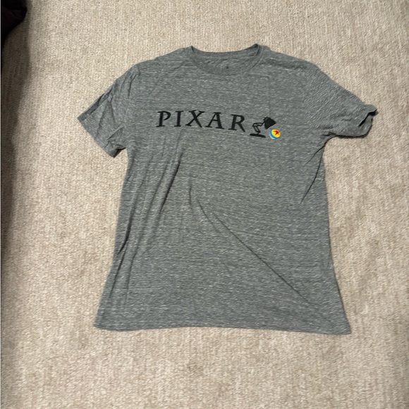 Disney | Tops | Disney Pixar Gray Tshirt | Poshmark